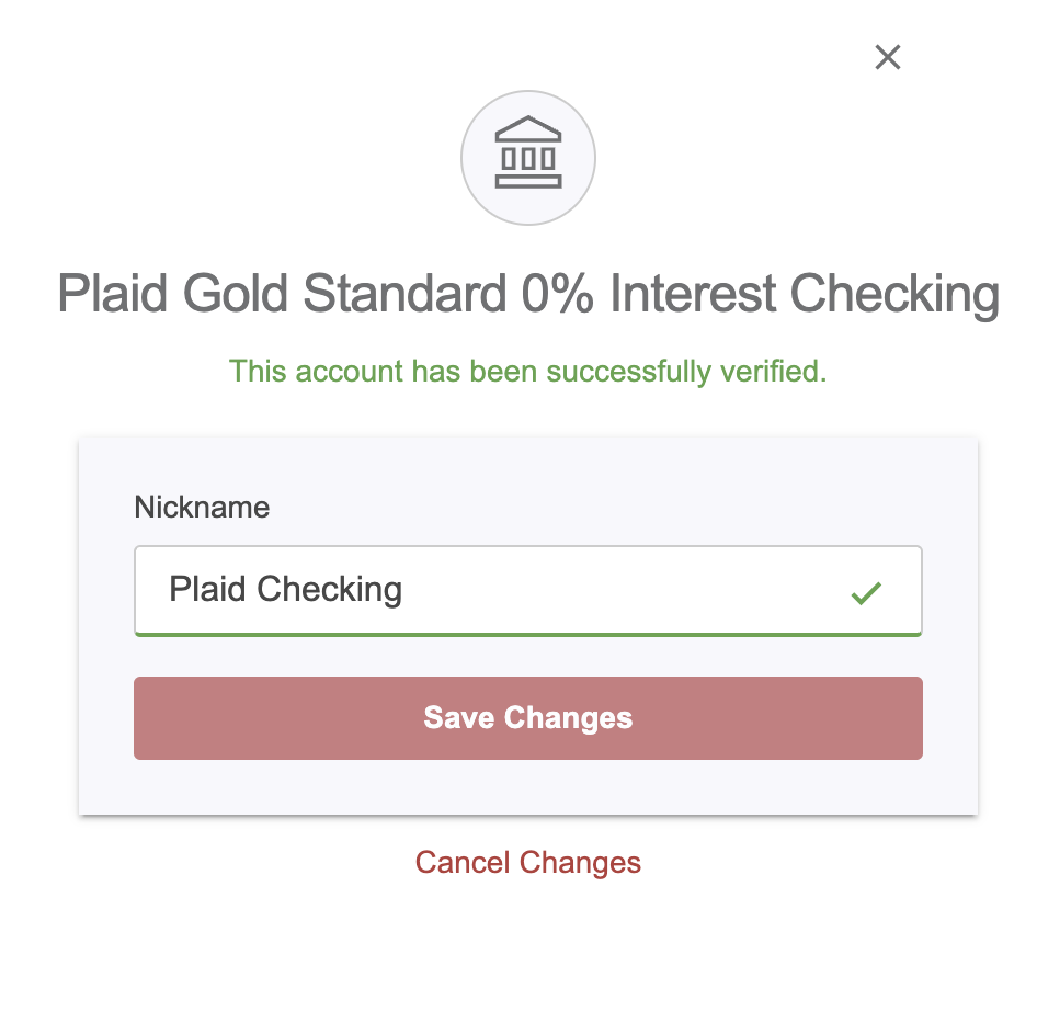 Edit or Delete a transfer account in A2A